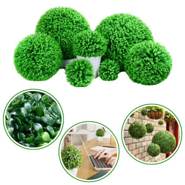 Boules de Gazon Artificiel Topiaire – Décoration de Jardin et ...
